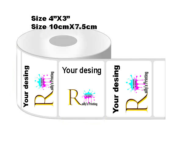 Waterproof label 4"X3"/ 10cmX7.5cm - Waterproof Label - Railly's ...